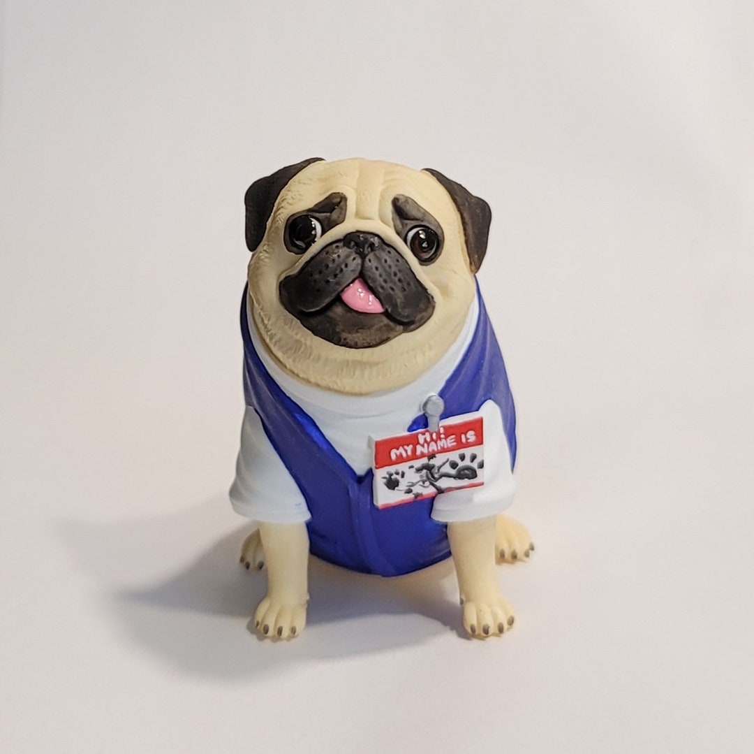 Customer Service Pug - Fancy Furries Figurines - Adorable Animal ...