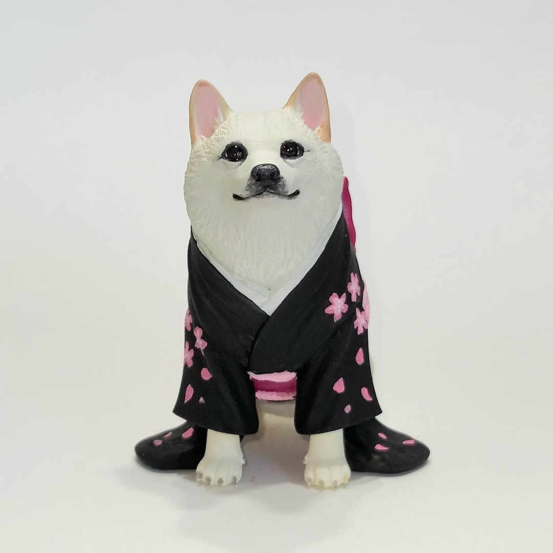 Kimono Shiba Inu Fancy Furries Figurines Adorable Animal Collectibles ...