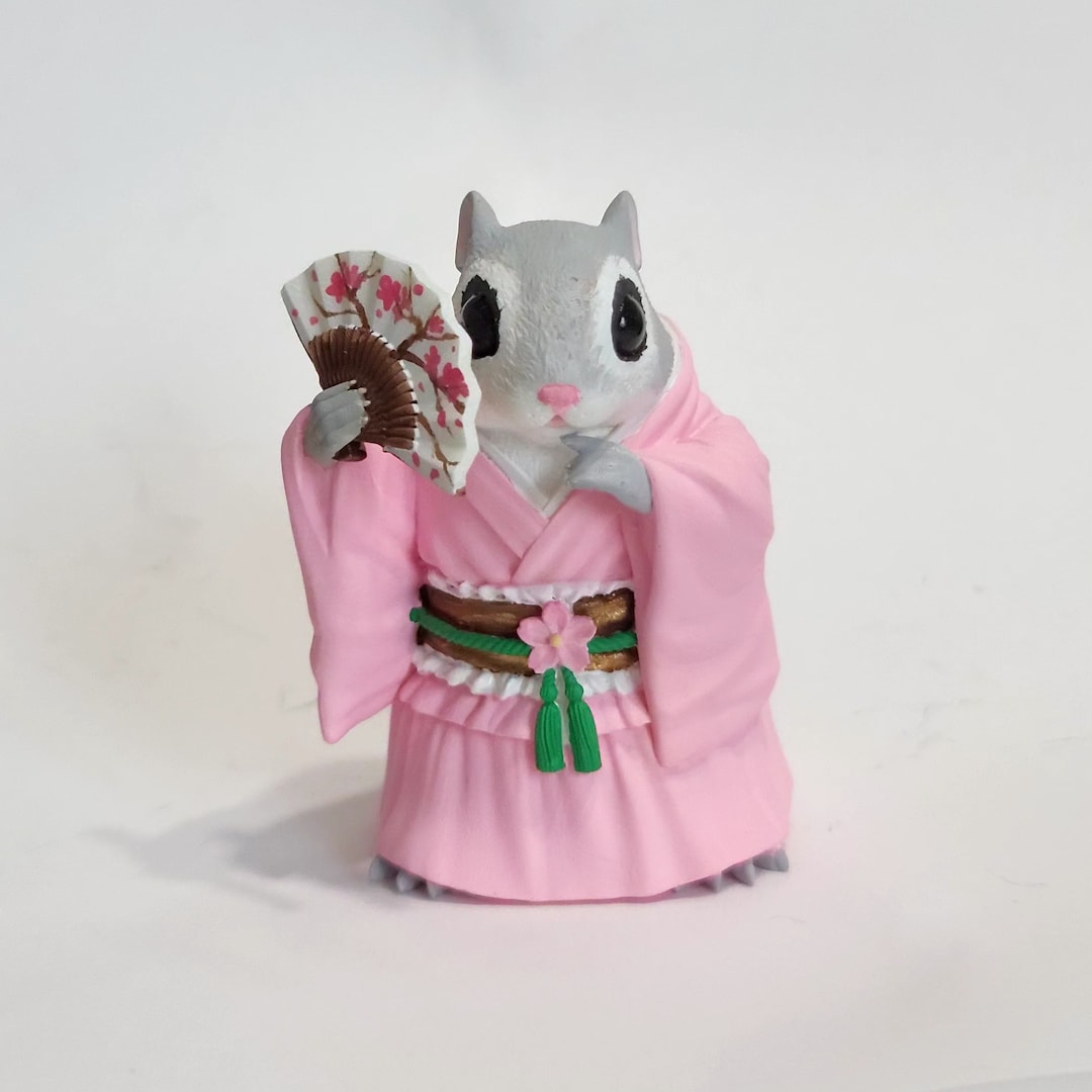 Kimono Hokkaido Flying Squirrel Fancy Furries Figurines Adorable Animal ...