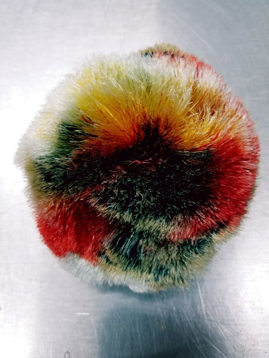 One/vtg1930-50s NOS/FRENCH 'POM' Silky-rayon Faux-fur/multicolor/trim ...