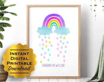 Rainbow Fingerprint - Etsy