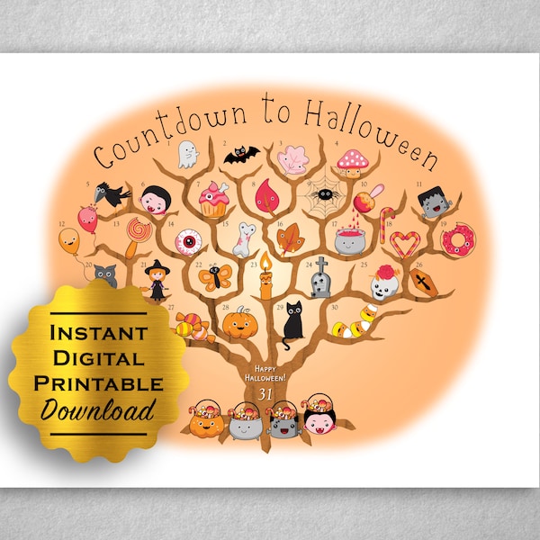 Halloween Countdown - Etsy