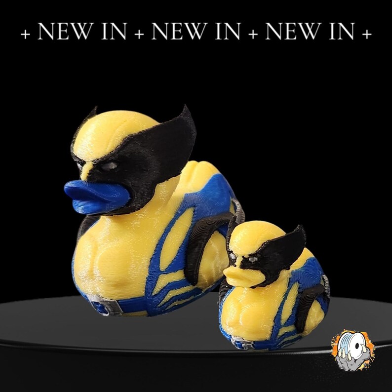 Quackverine: 3D Printed Wolverine Duck Figure - Etsy