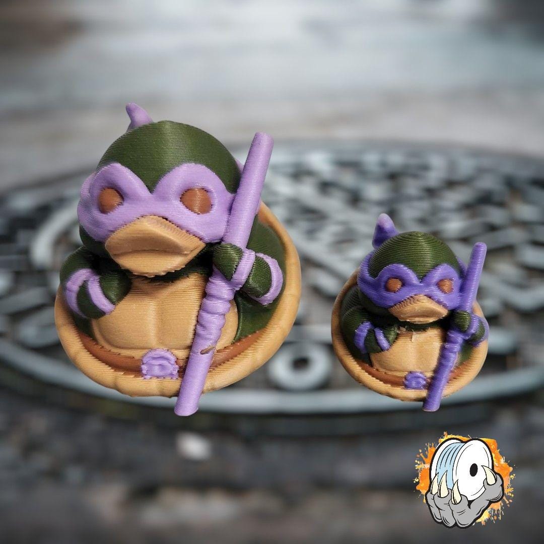 Turtlequacks: 3D Printed Ninja Duck Heroes - Etsy