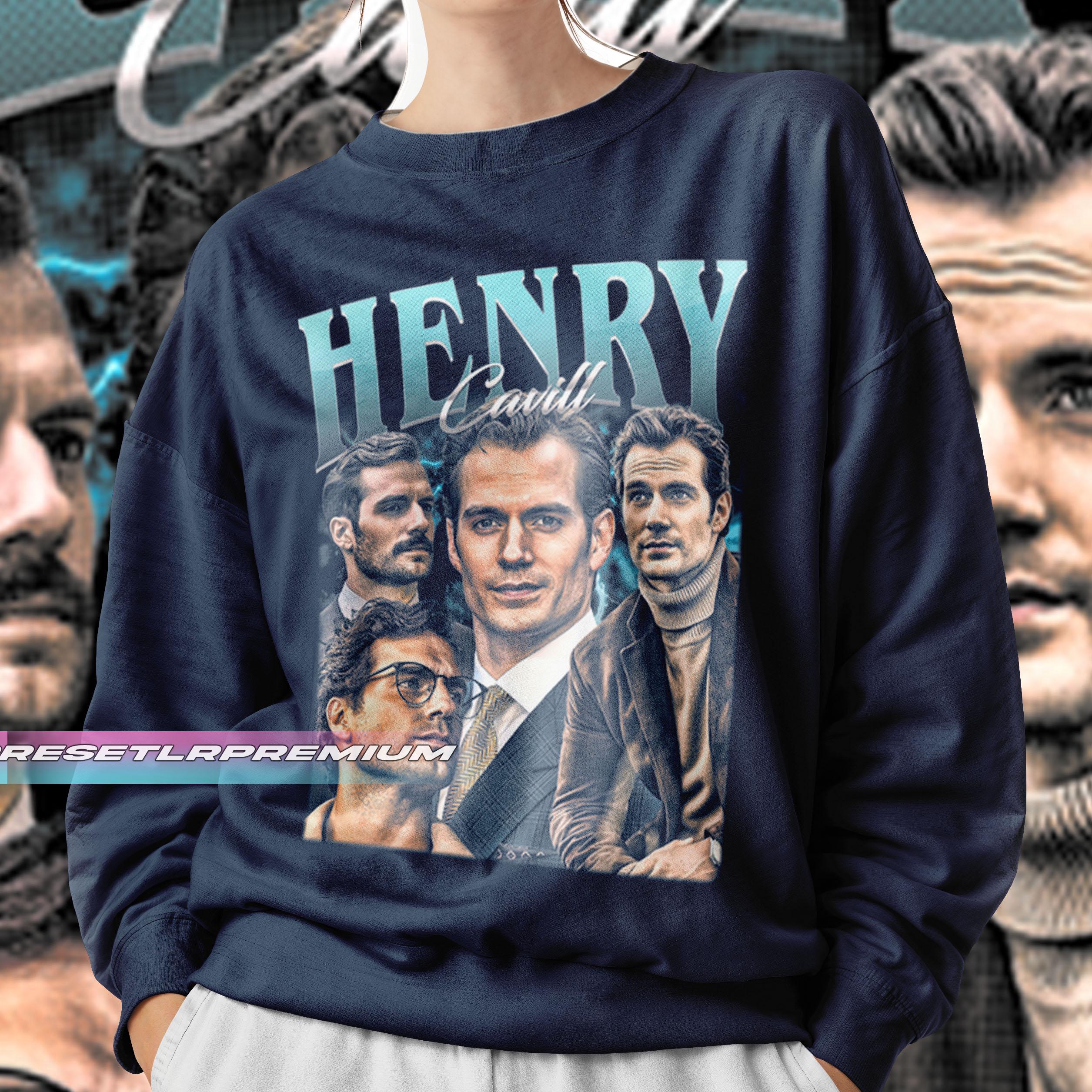 Henry Cavill Vintage Sweatshirt - Retro 90s Movie Star Pullover, Unisex ...