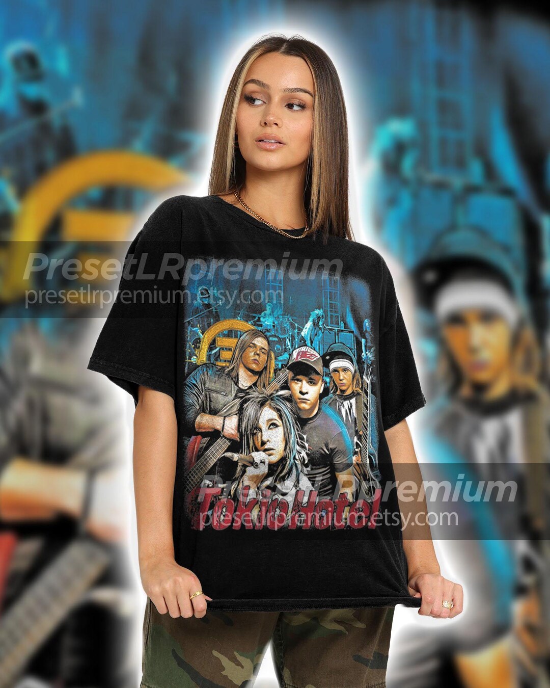 Tokio Hotel German Band Vintage Tee: 2000s Emo Pop Throwback Sweatshirt ...