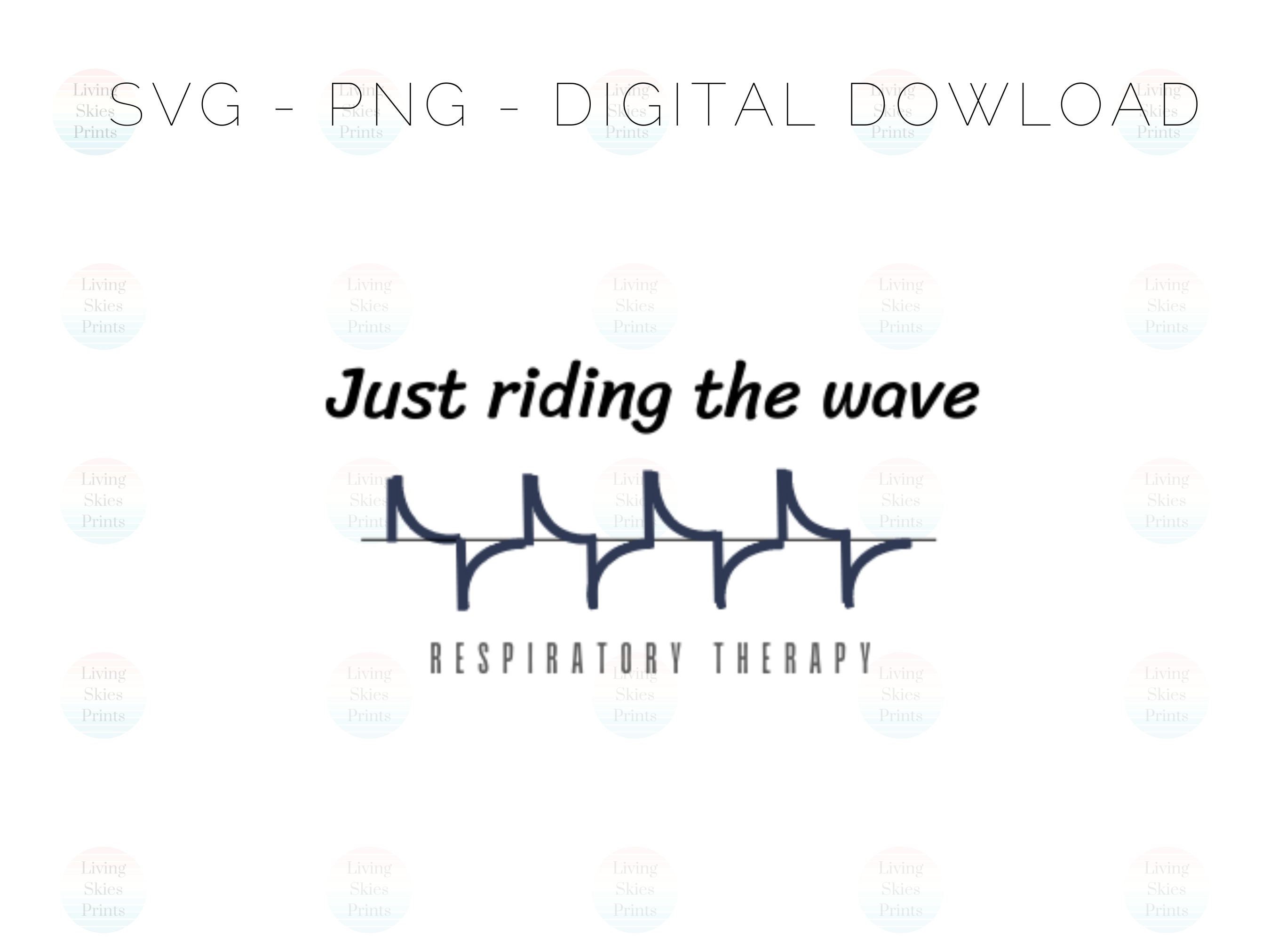 Go With the Flow waveform Respiratory Therapist SVG, Respiratory ...