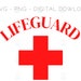Lifeguard Cross Simple Logo SVG PNG Cut File Vector for Cricut, Clip ...