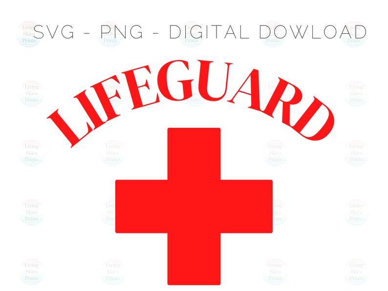 Lifeguard Cross Logo SVG PNG Cut File Vector for Cricut, Clip Art, and ...