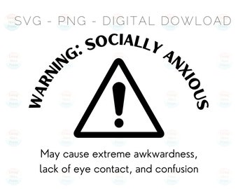 Two Warning Signs SVG PNG Dxf Digital File Clipart A1 - Etsy