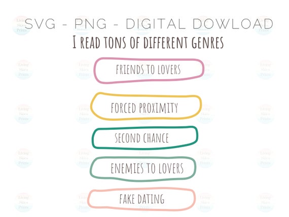 Romance Tropes SVG PNG Cut File for Cricut Clip Art and - Etsy