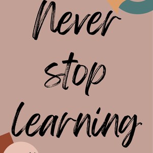 10 Digital Posters, Teacher, Wall Art, Inspirational Quotes ...