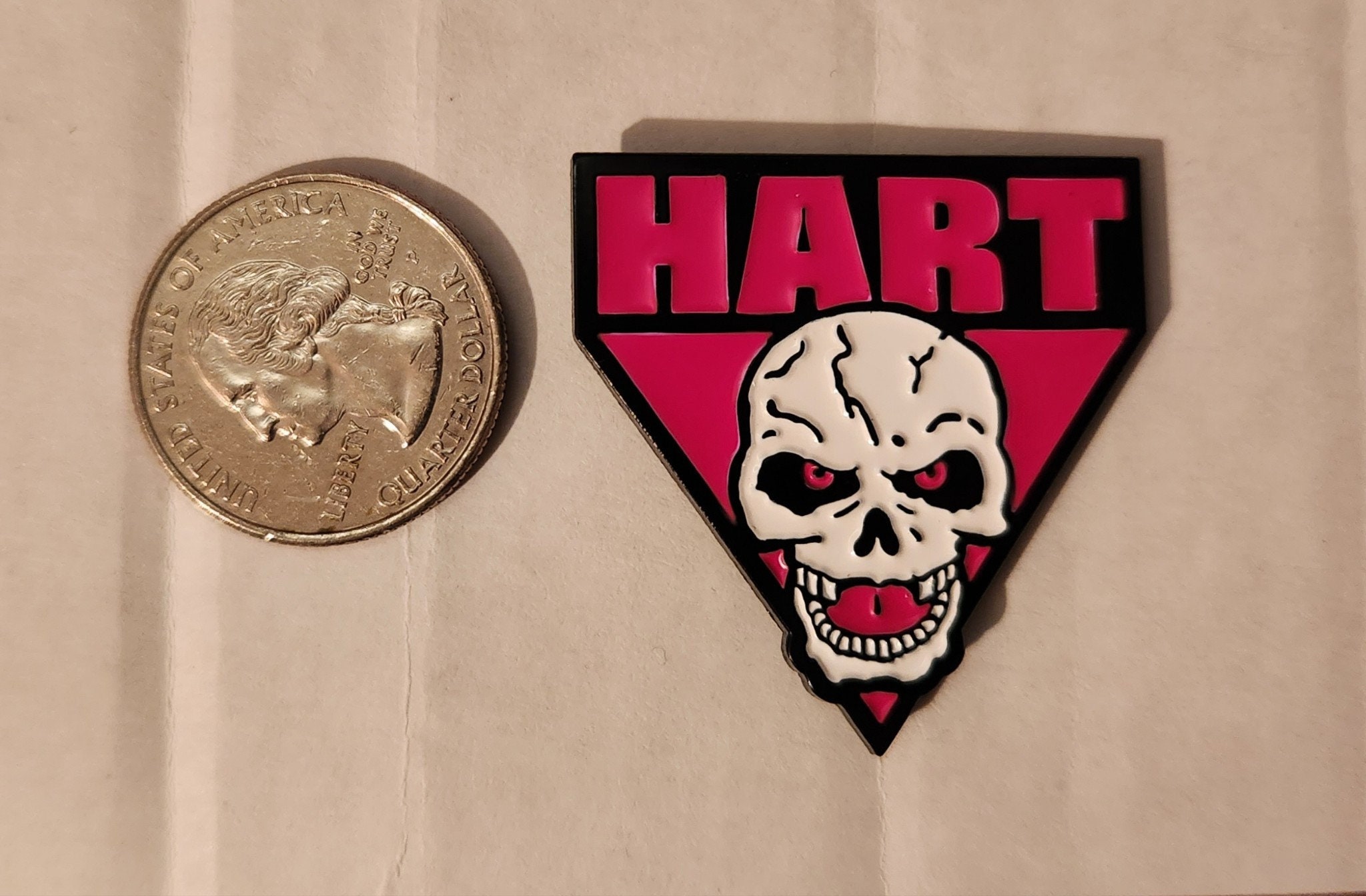 Bret Hitman Hart Hart Foundation Soft Enamel Pin - Etsy