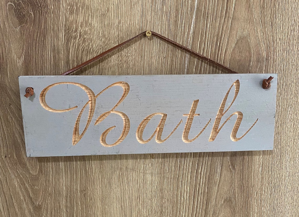 Rustic Farmhouse Sign Files - 12 Hanging Designs for CNC Router ...