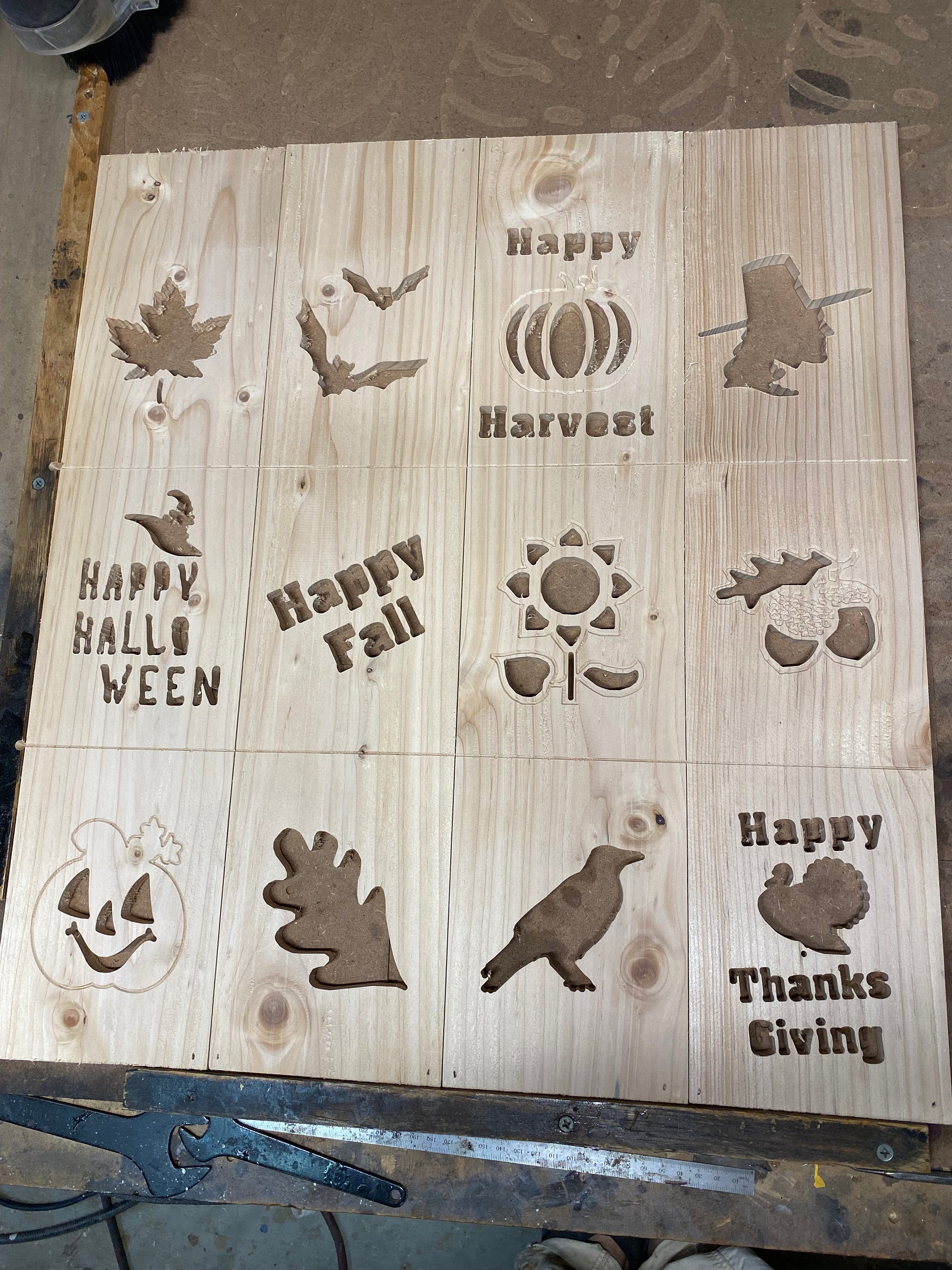 Fall Lantern Instant Download Vcarve Pro CNC Router Cut Files Set of 12 ...