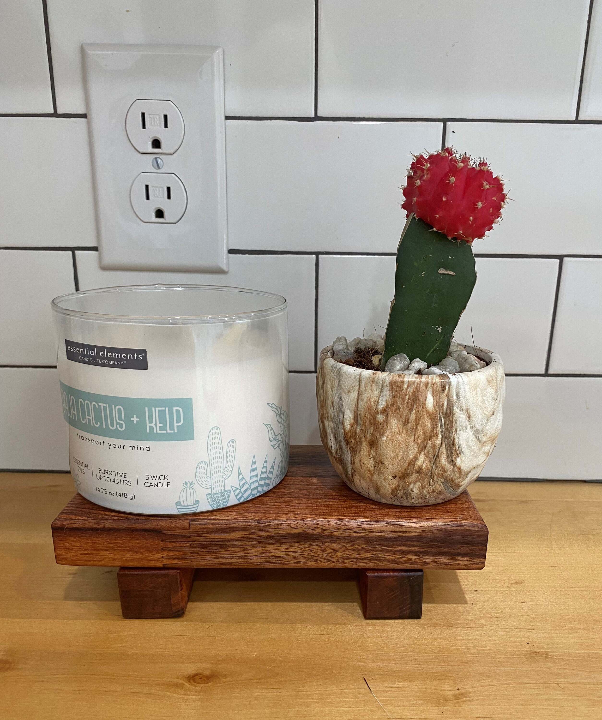 Wood Riser, Personalized Riser, Farmhouse Décor, Rustic Riser, Pedestal ...