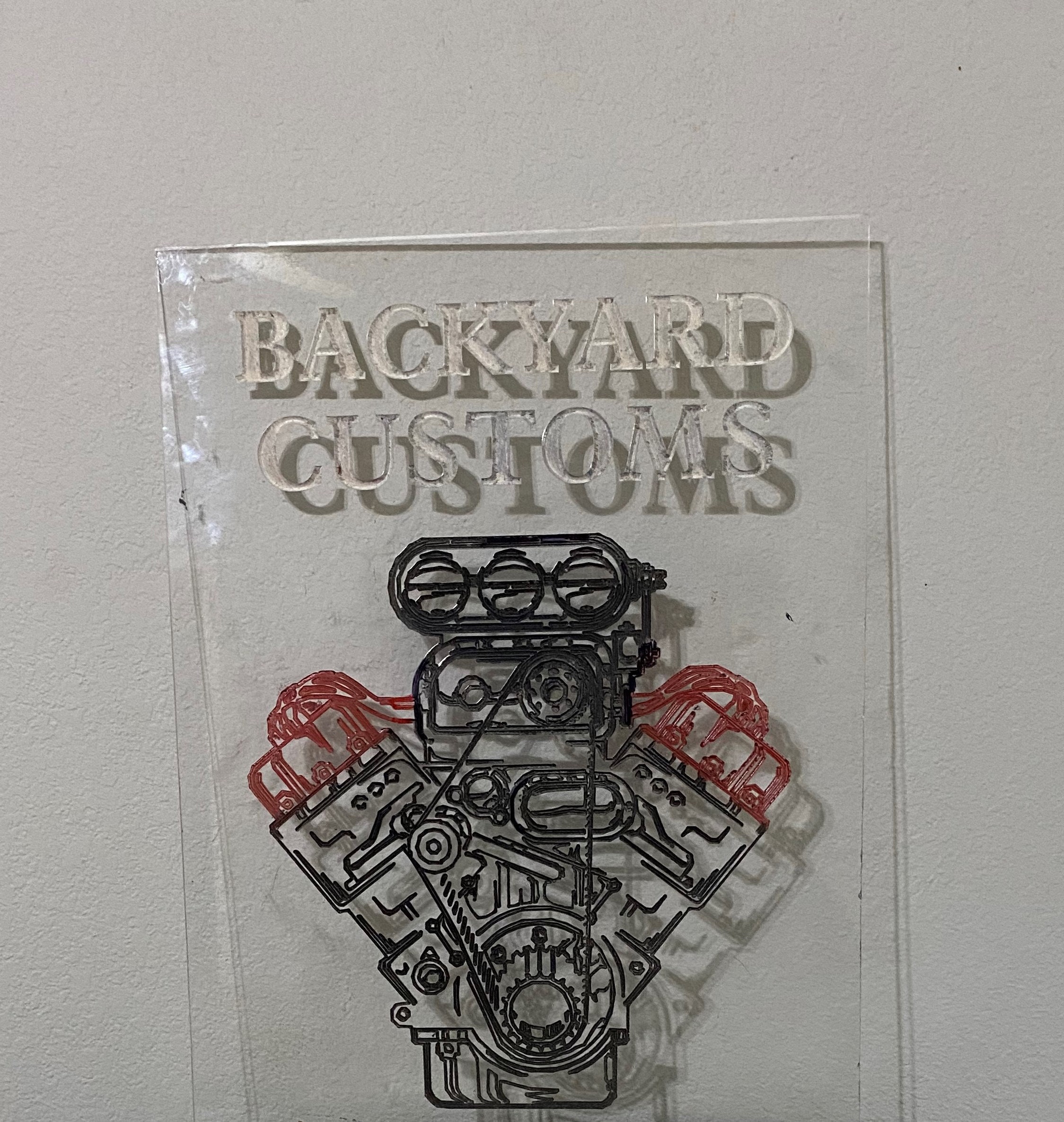 Car Engine Svg, CRV, Dxf Mechanic Shop Wall Plaque SVG, Dxf, CRV Muscle ...