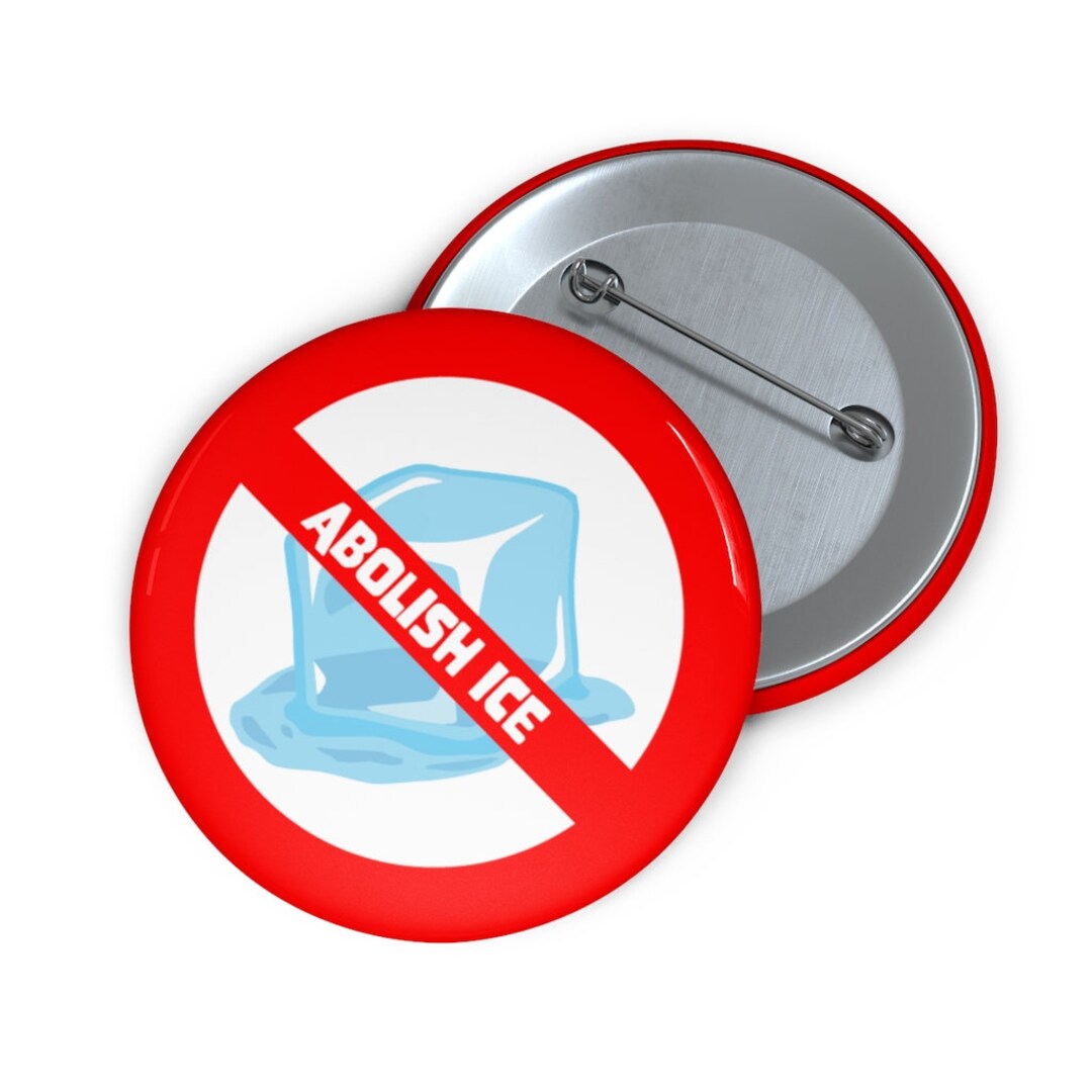 Abolish ICE Pin Button – No Kings | Melt the ICE - Etsy