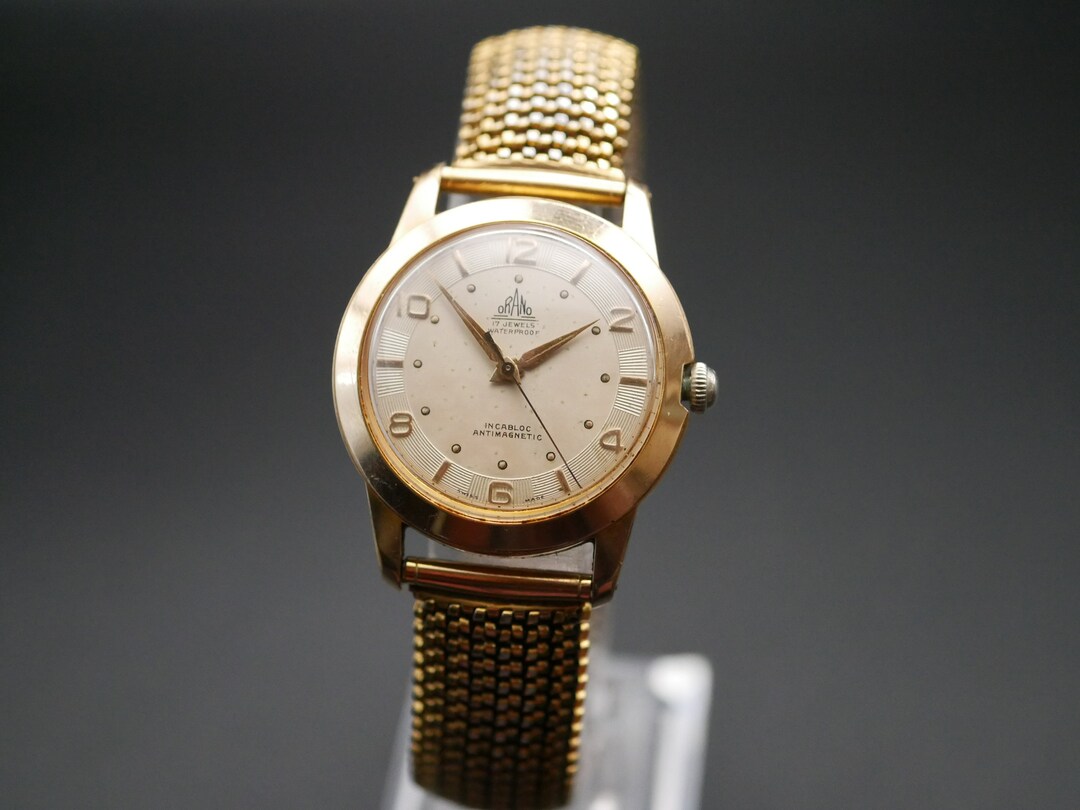 Vintage Orano Swiss Made Mens Watch - Etsy