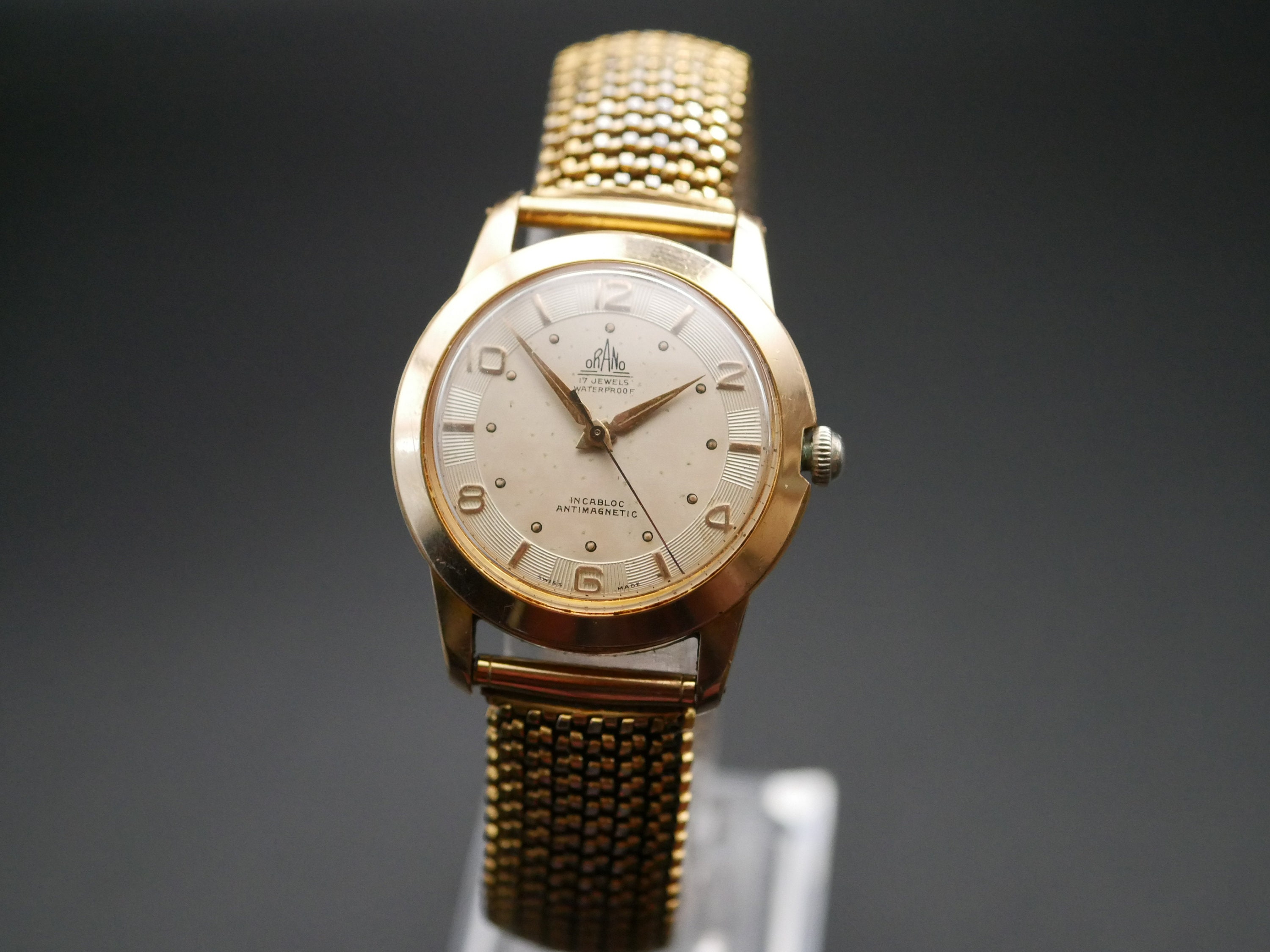 Vintage Orano Swiss Made Mens Watch - Etsy