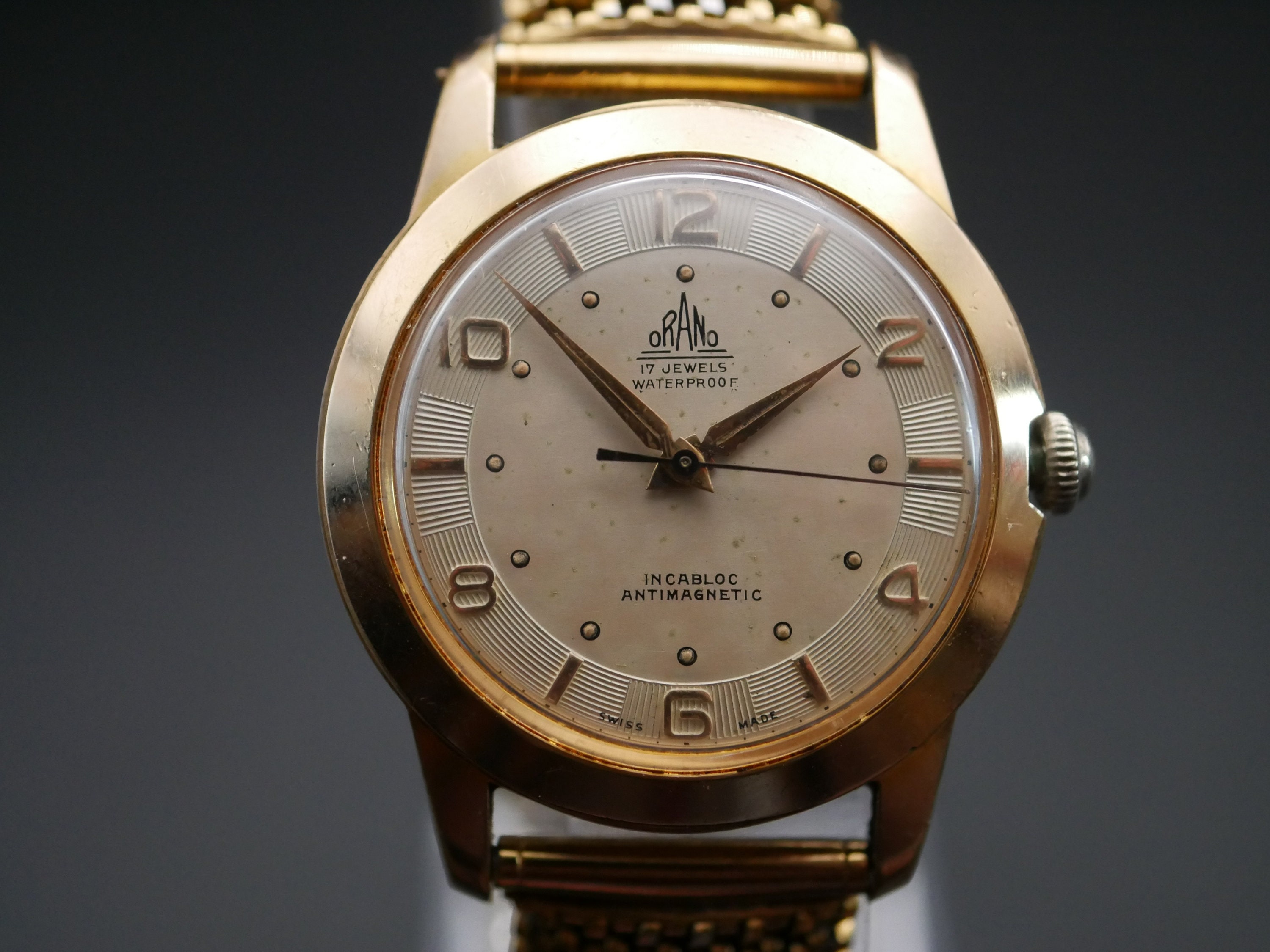 Vintage Orano Swiss Made Mens Watch - Etsy