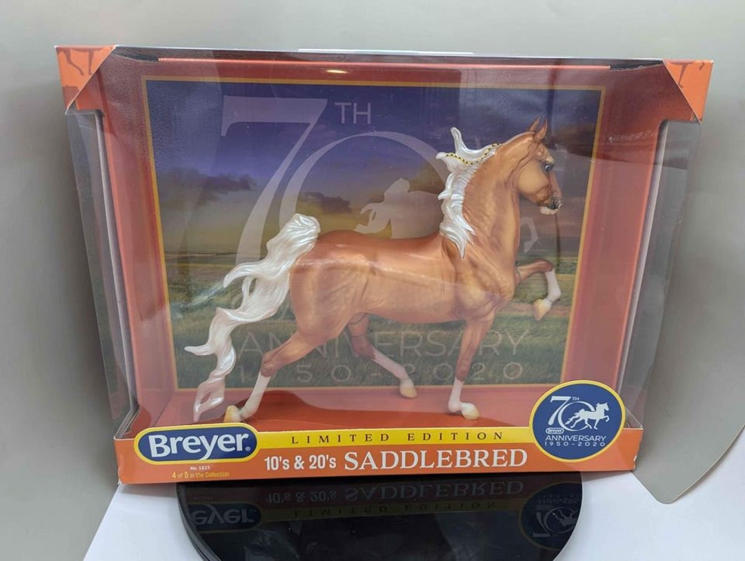 Breyer Traditional Racking Saddlebred 1825 70th Anniversary Produced ...