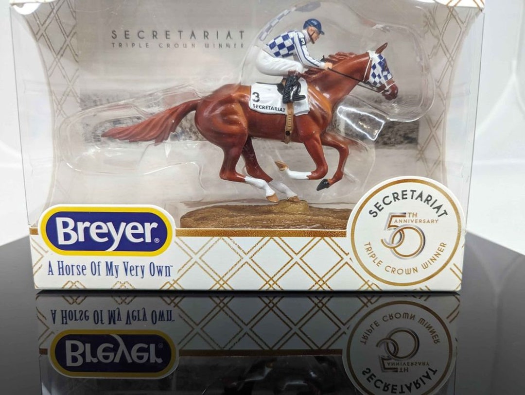 Breyer NIB Secretariat 50th Anniversary Stablemate - Etsy