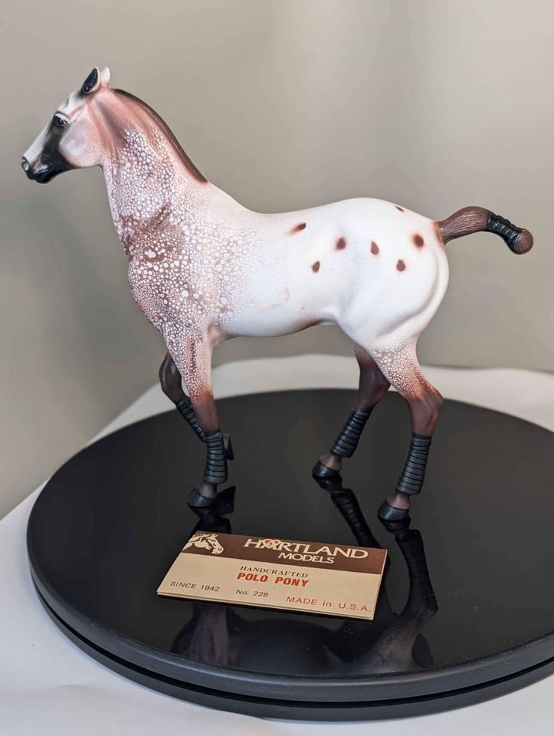 Hartland Model Red Roan Polo Pony Leopard Appaloosa Scale 9 228 - Etsy