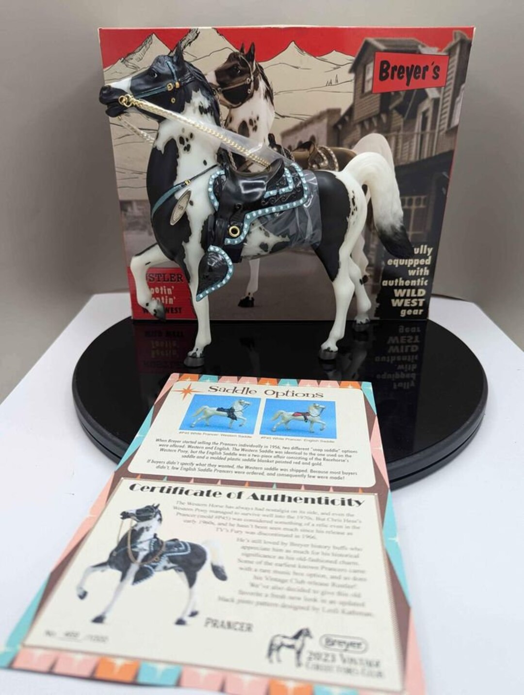 Breyer Vintage Club Rustler #712476 Limited Edition W/coa and Original ...