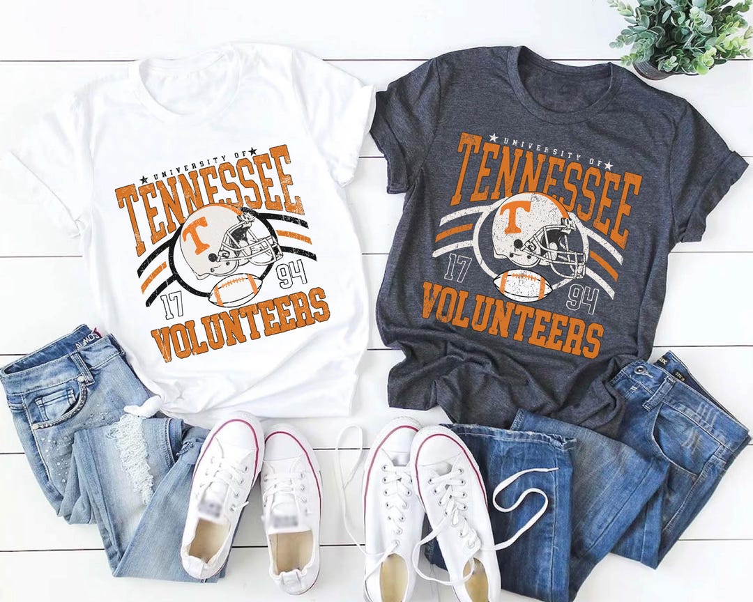 Vintage 90s Tennessee Football T-shirt, Tennessee Graphic Tee, Sport ...