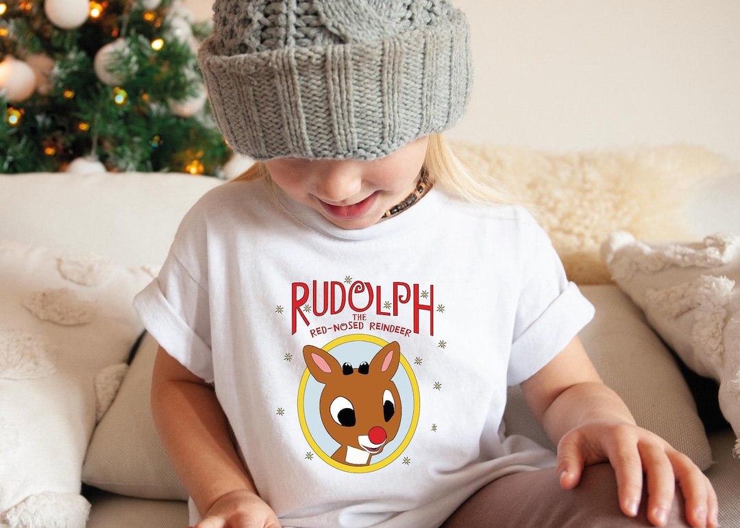 Christmas Rudolph Cute Shirt, the Red Nosed Reindeer Shirt, Christmas ...