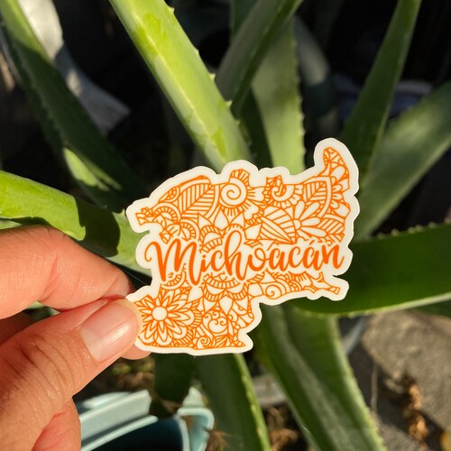 Michoacan Laminated Sticker Latino Stickers Laptop Sticker - Etsy