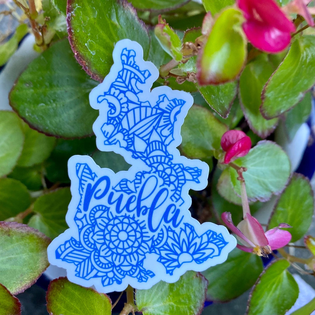 Puebla Laminated Sticker, Latino Stickers, Laptop Sticker, Mexican ...