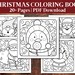 Christmas Coloring Pages, 20 Page Kids Christmas Coloring Book ...