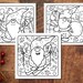 Christmas Coloring Pages, 20 Page Kids Christmas Coloring Book ...