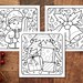 Christmas Coloring Pages, 20 Page Kids Christmas Coloring Book ...