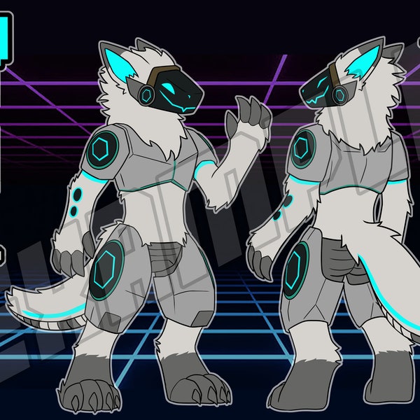 Furry Reference Base Protogen - Etsy