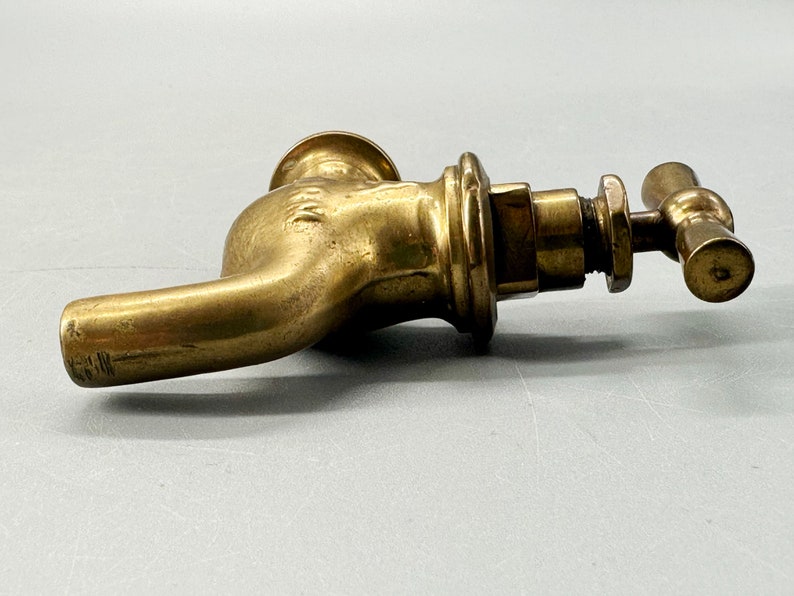Vintage 1950s 50s Brass Faucet Tap Outside Garden - Etsy