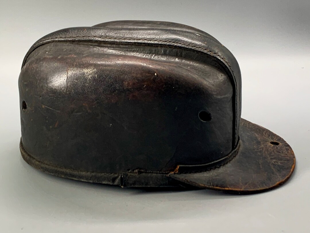 Antique Early 20th Century Dutch Leather Miner's Hat Hobbelamsterdam - Etsy