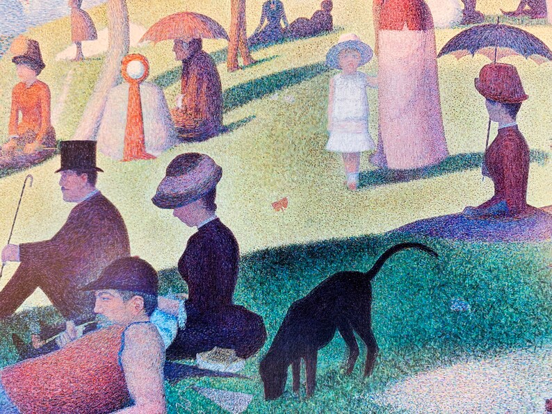 Vintage Art Print Georges Seurat Printed by the Art Institute of ...
