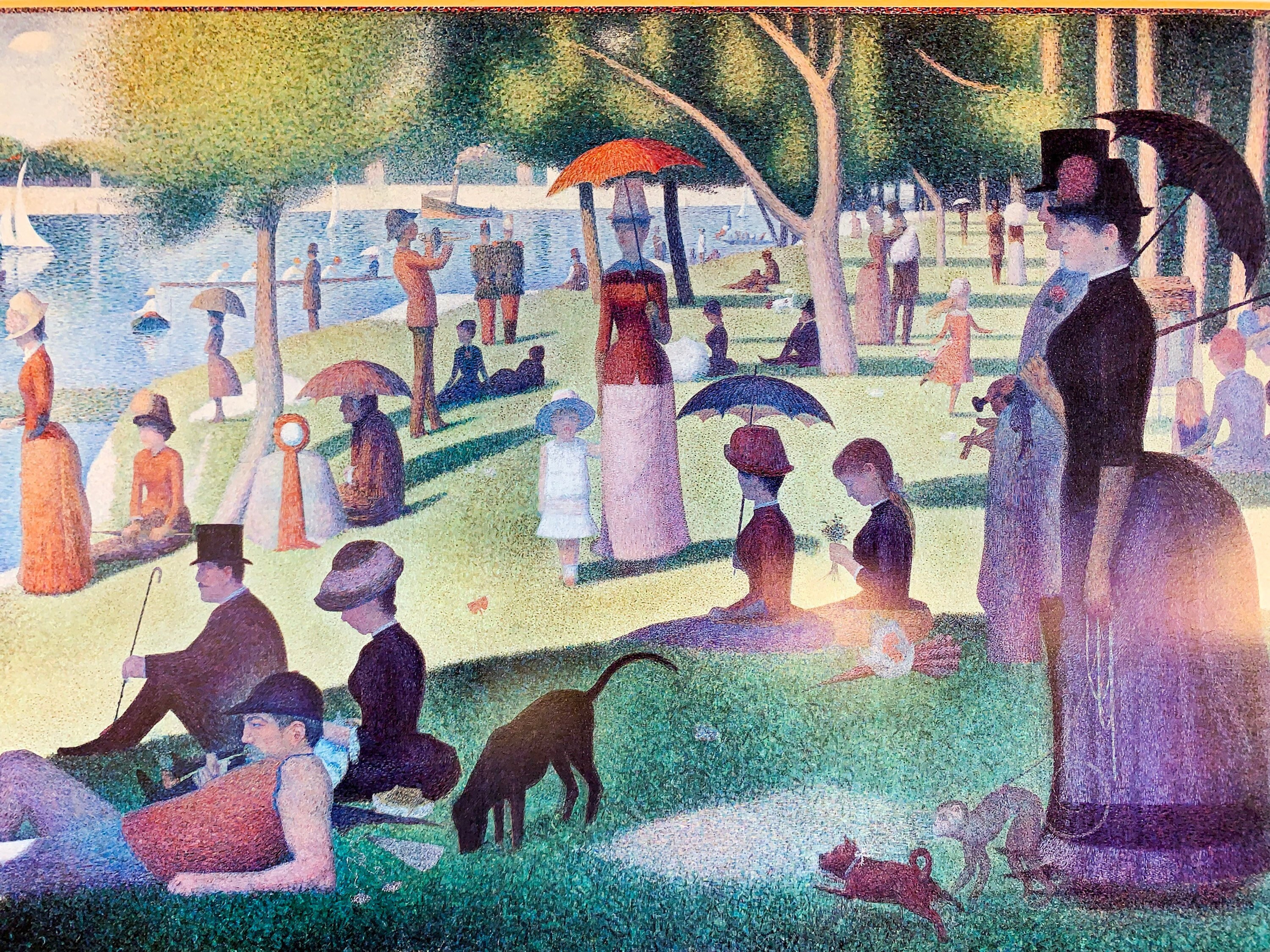 Vintage Art Print Georges Seurat Printed by the Art Institute of ...
