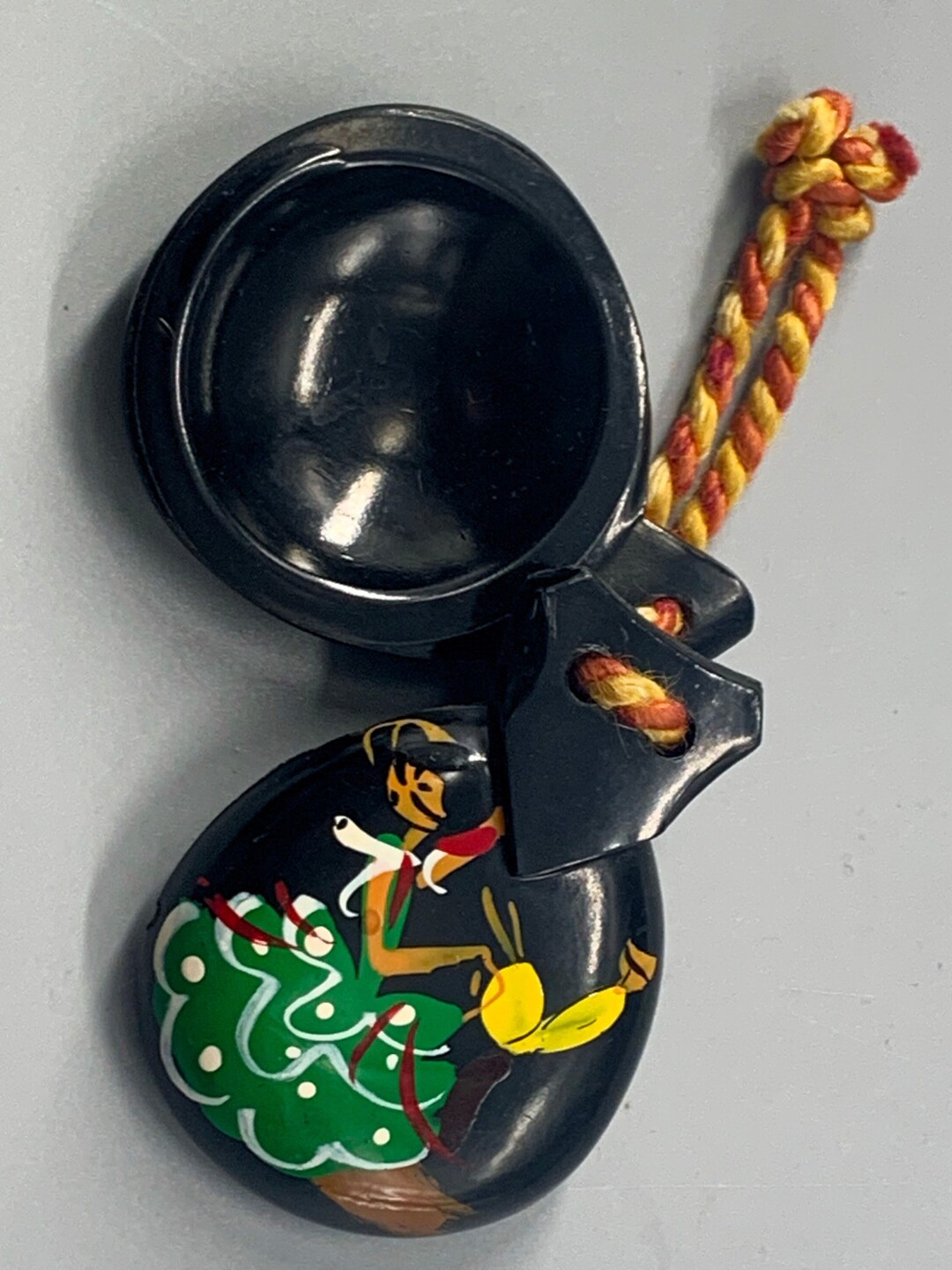 Vintage 1960s 60s Spanish Hand Painted Bakelite Castanets Flamenco ...