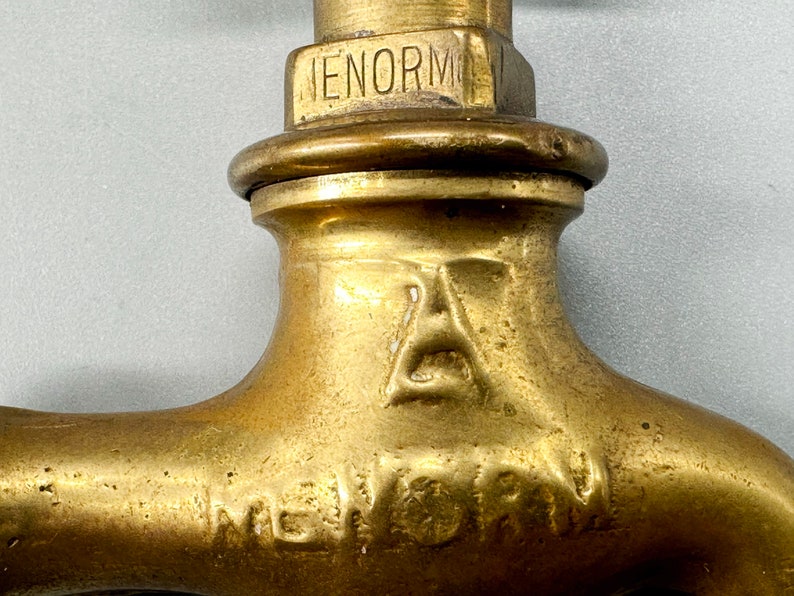 Vintage 1950s 50s Brass Faucet Tap Outside Garden - Etsy