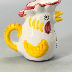 Vintage, Deruta, Rooster, Creamer, Ceramic, Signed, Hand Painted ...