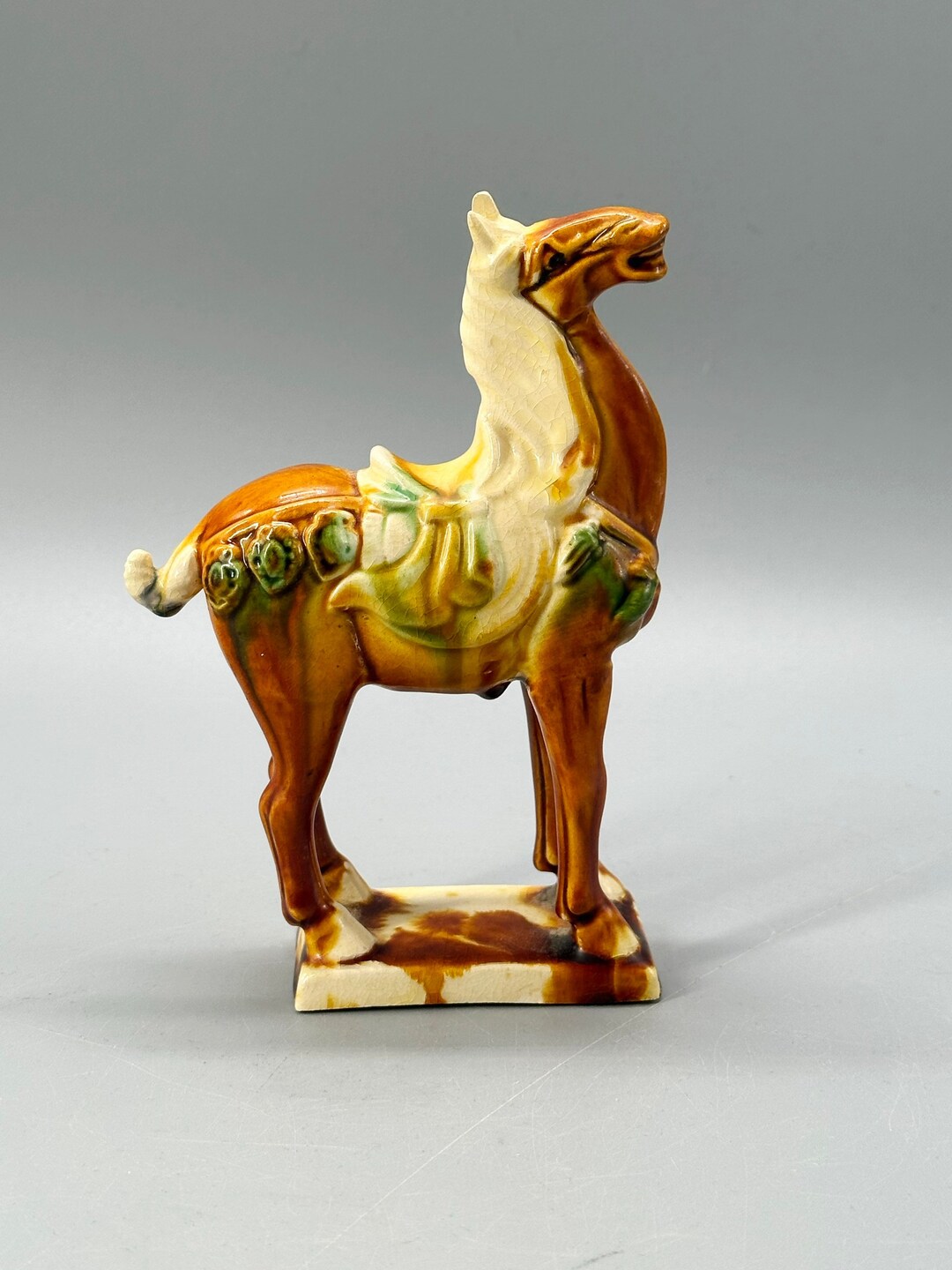 Vintage, Chinese, Mid Century, Tang Dynasty Style, Small, 6 , Horse ...