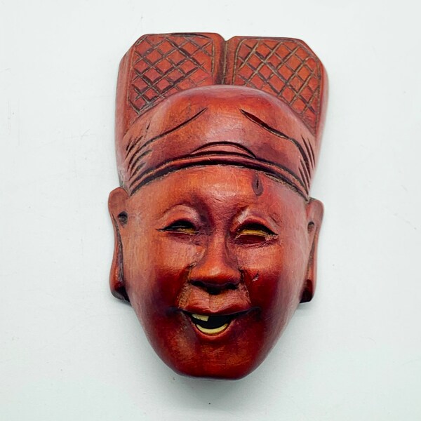 Chinese Wooden Mask - Etsy