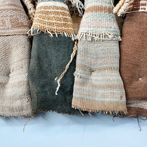 Vintage, Set If Four, Peru, Peruvian, Central Coast, Hand Woven Fabric ...