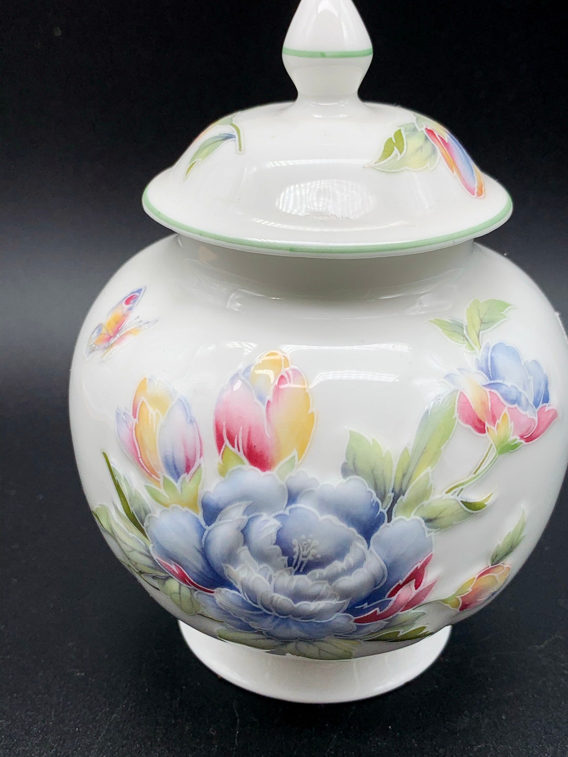 Vintage 1980's 80's Aynsley Small Ginger Jar Fine Bone - Etsy