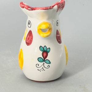Vintage, Deruta, Rooster, Creamer, Ceramic, Signed, Hand Painted ...