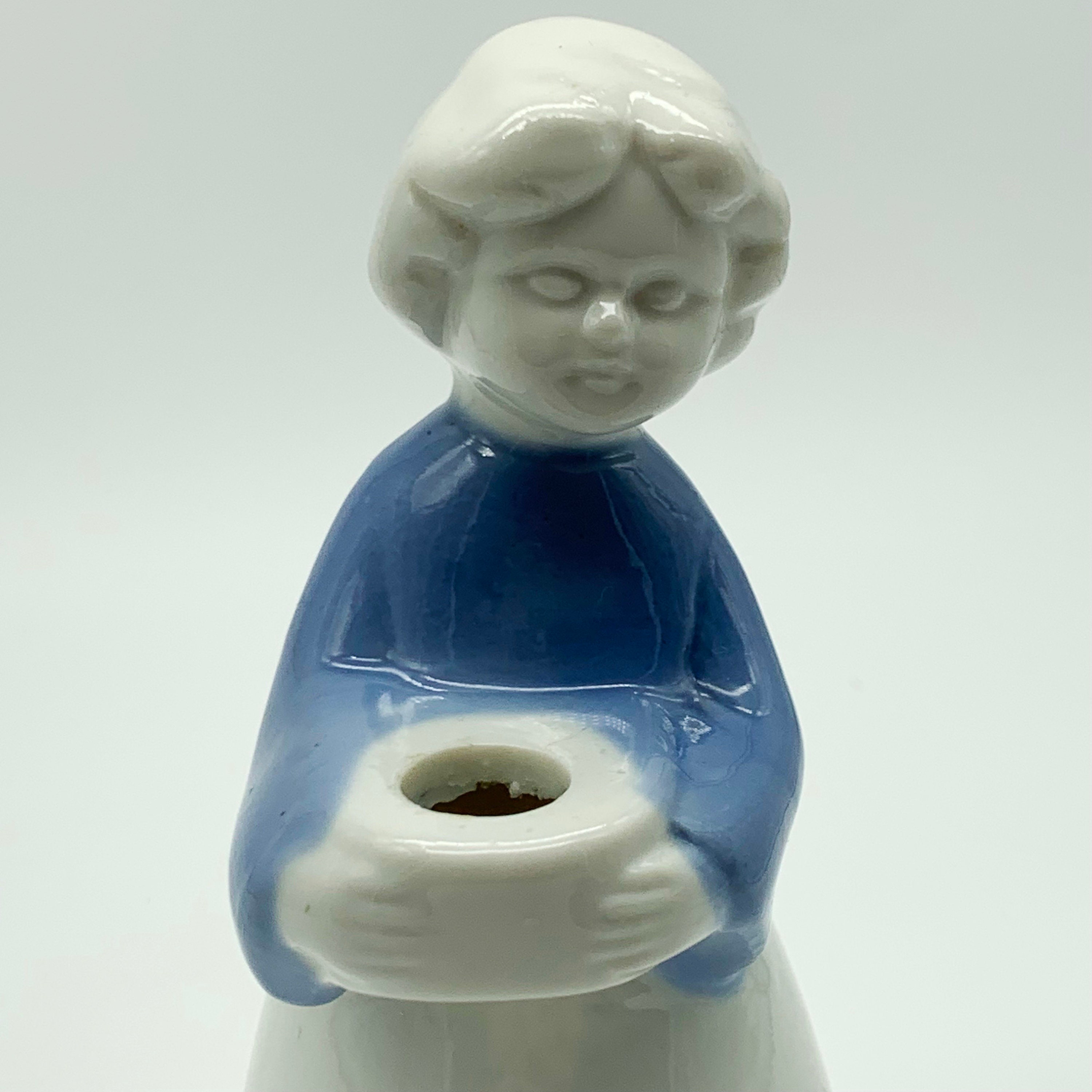 Vintage Japan Lego Porcelain Grandma Candle Holder Candlestick - Etsy